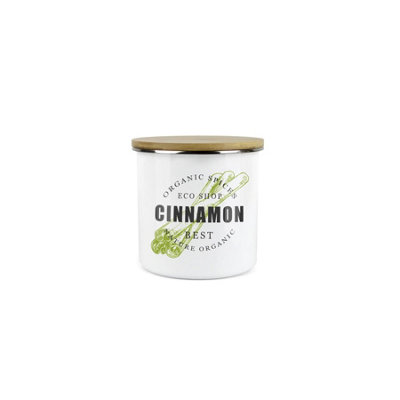 Purely Home Cinnamon Spice Jar - Mini Storage Canister - Cooking Green ...