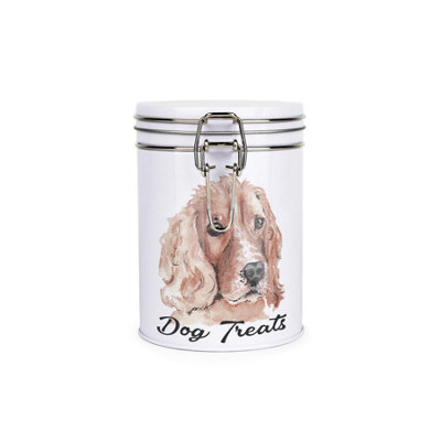 Purely Home Cocker Spaniel Dog Treats Canister by Rhiannon Chauncey ...