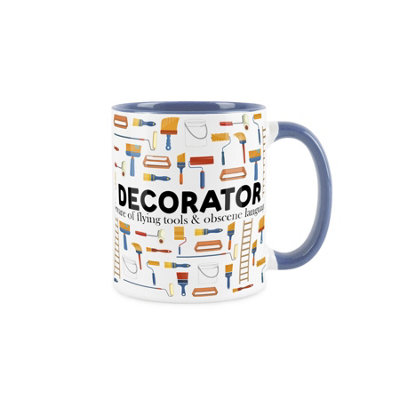 Purely Home Decorator Painter Tradie Durable Ceramic Mug Coffee/Tea Cup ...