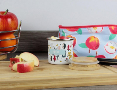 Purely Home Kids Mini Snack Pot - Lunchtime Forest Animals Apple ...
