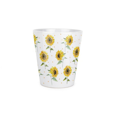 Purely Home Painted Sunflowers Plant Pot by Rhiannon Chauncey - Small ...