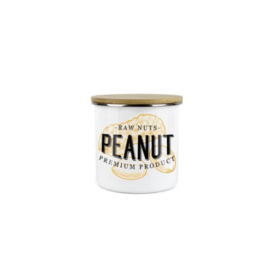 Purely Home Peanuts Mini Storage Canister - Snacks Nibbles Enamel Food ...