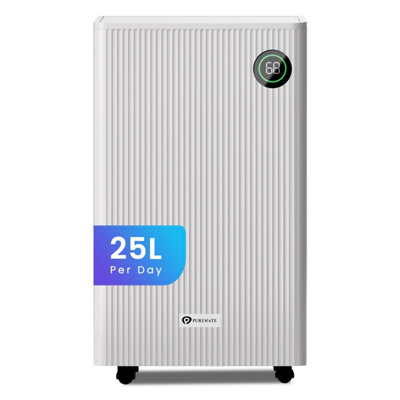 PureMate Portable 25L Dehumidifier with Built-In Air Purifier