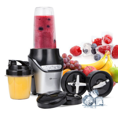PureMate Smoothie Maker and Blender, 1000 Watts, 8 Piece Set, 3 Speed ...