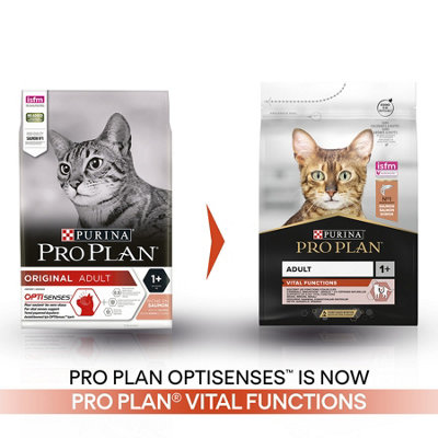 Purina ProPlan OptiOriginal Adult Dry Cat Food Salmon 1.5kg