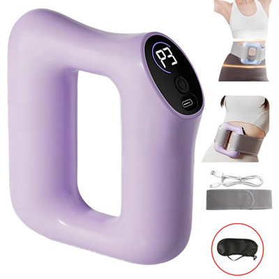 Purple Full-Body Fascia Massage Ring with Belt