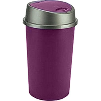 Purple KITCHEN BIN Touch Top Bin for Home Office School Kitchen ...