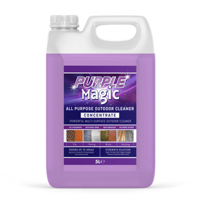 Purple Magic All Purpose Outdoor Cleaner Concentrated Moss, Mould ...