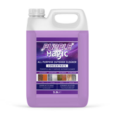 Purple Magic All Purpose Outdoor Cleaner Concentrated Mould, Mildew ...