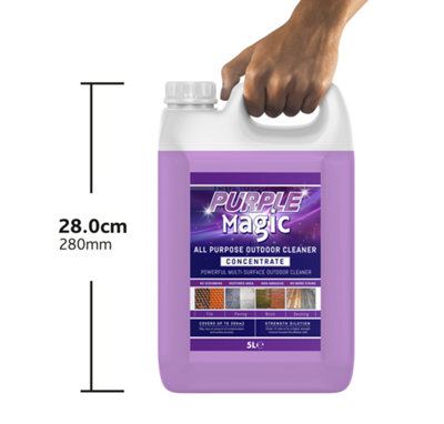 Purple Magic All Purpose Outdoor Cleaner Concentrated Mould, Mildew ...
