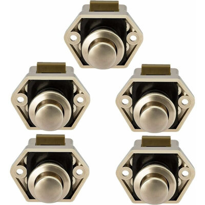 Push Button Lock Latch 5PCS Keyless Door Locks for RV Yacht Boat ...