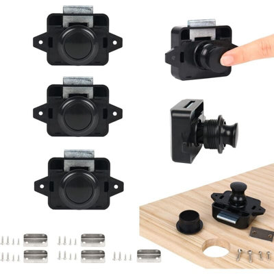 Push Button Lock Latch 5PSC Keyless Door Locks for RV Yacht Boat ...