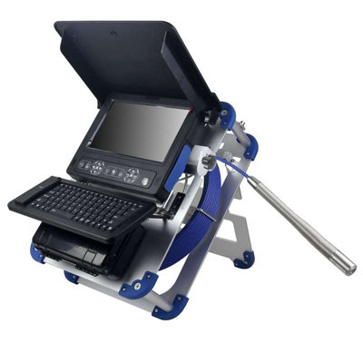 Push Rod Pipe Inspection Camera System with 10.1 inch TFT LCD Screen ...
