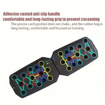 Push Up Board Home Workout Fitness Gym Equipment Strength Training ...