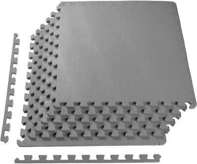Puzzle Exercise Mat, BalanceFrom High-density EVA Foam Interlocking ...