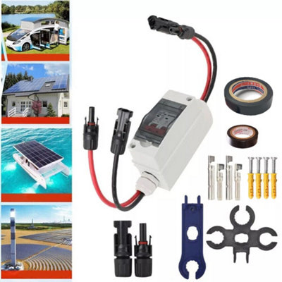 PV Isolator Switch IP65 DC500V Disconnect Circuit Breaker For Solar ...