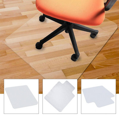 PVC Anti Slip Chair Mat Floor Protector 750 mm x 1200 mm