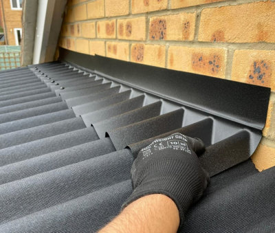 PVC Black Wall Flashing For Corrugated Roof Bitumen Sheet Profile ...