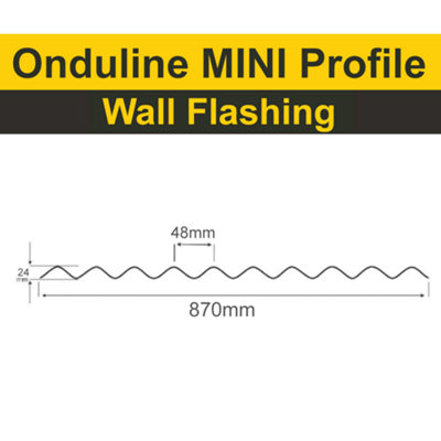 PVC Black Wall Flashing For Onduline MINI Corrugated Bitumen Roofing ...