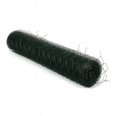 PVC Coated Chicken Wire Mesh Fencing 2" X 48" - 50M Roll (Green Poultry ...