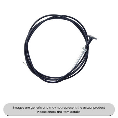 PVC Covered Outer Stop Cables T Handles Bowden Inner 6.5FT Pack Qty 5