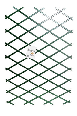 PVC Expanding Garden Trellis Green Climbing Plant Frame (W)200cm x (H)100cm