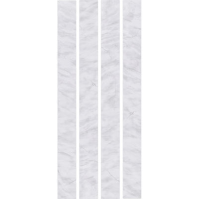 PVC Light Grey Marble Gloss Tongue & Groove Waterproof Ceiling & Wall ...