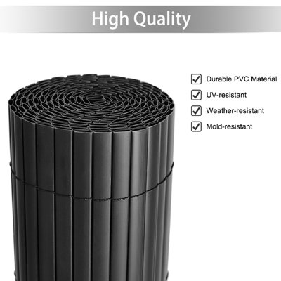 PVC Privacy Fence Extra Wide Sun blocking Screen for Patios and Gardens ...