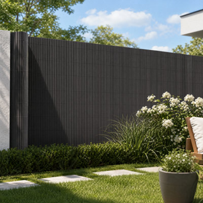PVC Privacy Panel Screens Extended Sunshade for Balconies & Yards H 1 ...