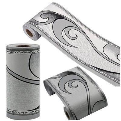 PVC Self Adhesive Abstract Pattern Peel and Stick Waterproof Wall ...