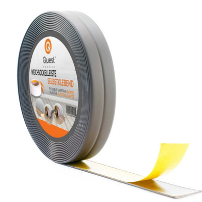 Pvc skirting board trim self-adhesive flexible 800-10 - 5m roll 10x10mm ...