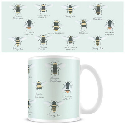 Buy Pyramid International Bee Mug White/Black/Yellow (One Size) | DIY ...