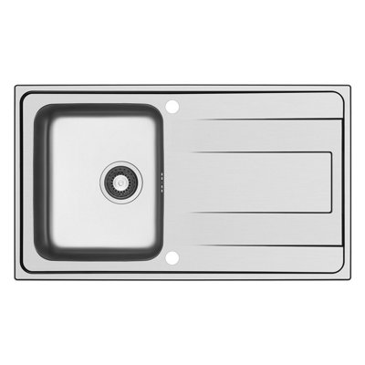 Pyramis ALEA 86 Stainless Steel 86cm Inset Kitchen Sink