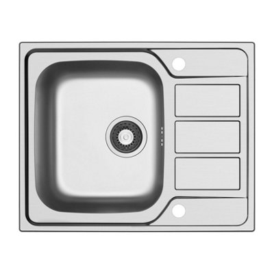 Pyramis ATHENA 62 Stainless Steel 62cm Kitchen Sink with Drainer