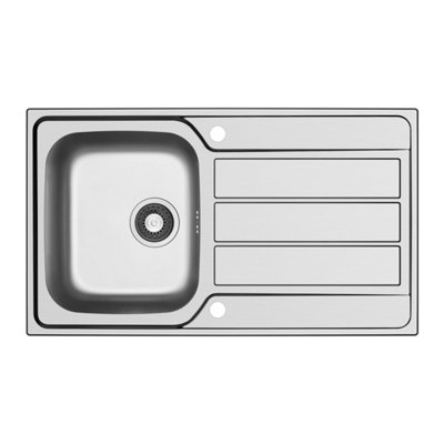 Pyramis ATHENA 86 Stainless Steel 86cm Kitchen Sink with Drainer