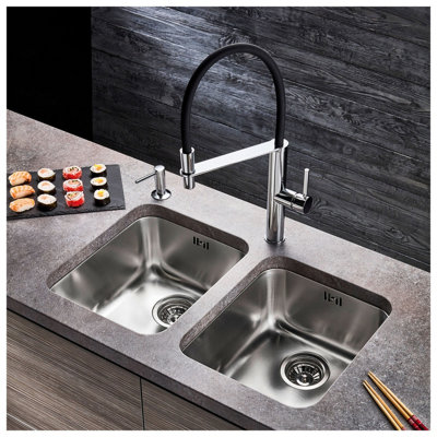 Pyramis RELIA 40 Stainless Steel Undermount Kitchen Sink
