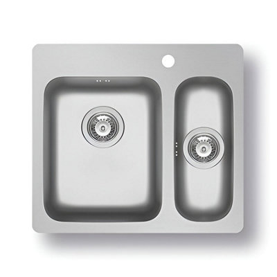 Pyramis Zeria Stainless Steel LHMB 1.5 Bowl Flushmount / Undermount ...