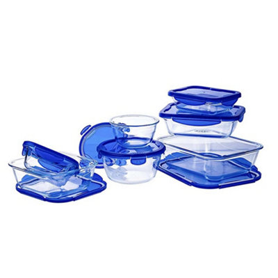 Pyrex 7 Pieces Cook & Go Set Blue