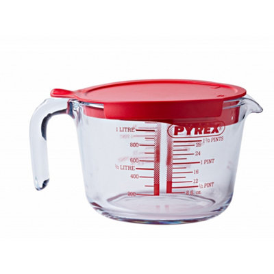Pyrex Classic Glass Jug with Lid 1 Litre at B&Q