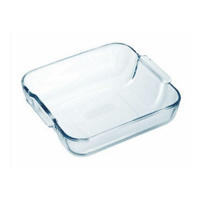 Pyrex Essentials Square Roasting Dish Transparent (25 x 21cm)