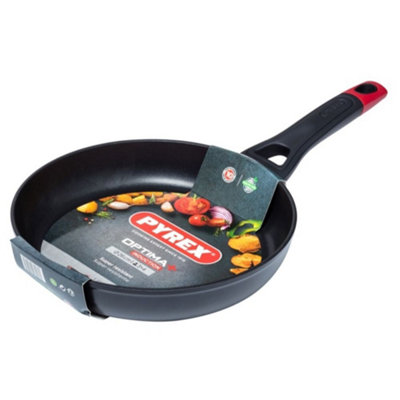 Pyrex Optima Frying Pan - 26cm - Aluminium Frying Pan with Soft Grip ...