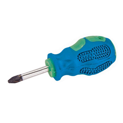 PZ2 x 38mm Pozidriv Screwdriver Soft Grip Handle & Hard Pozi Pozzi Head ...