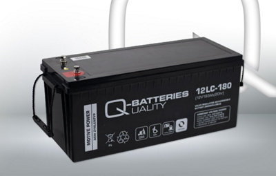 Q-Batteries 12LC-180 12V 193Ah Deep Cycle VRLA AGM Battery