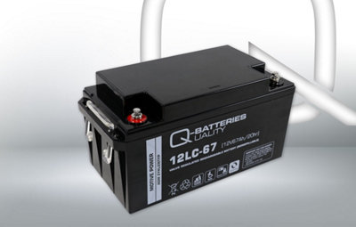 Q-Batteries 12LC-67 12V 67Ah Deep Cycle VRLA AGM Battery