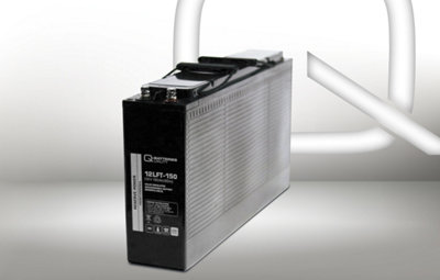 Q-Batteries 12LFT-150 12V 150Ah AGM Front Terminal Deep Cycle AGM VRLA ...
