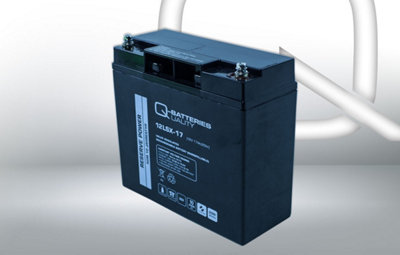 Q-Batteries 12LSX-17 12V 17Ah Lead-Fleece Battery AGM 10 Years