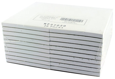 Q-Connect 126x76mm 80 Leaf Plain Scribble Pad (Pack of 20)