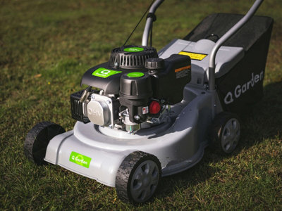 Q Garden 39cm 132cc Petrol Rotary Push Lawn Mower