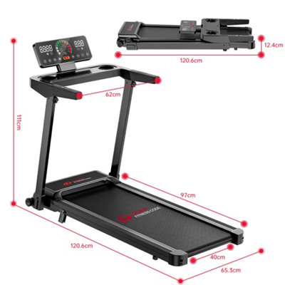 Q8 Folding Treadmill with 12 Pre-set Programs