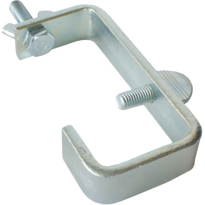 QTY 10x 50mm Steel Hook Lighting C / G Clamp Truss Bar Stage Bracket ...